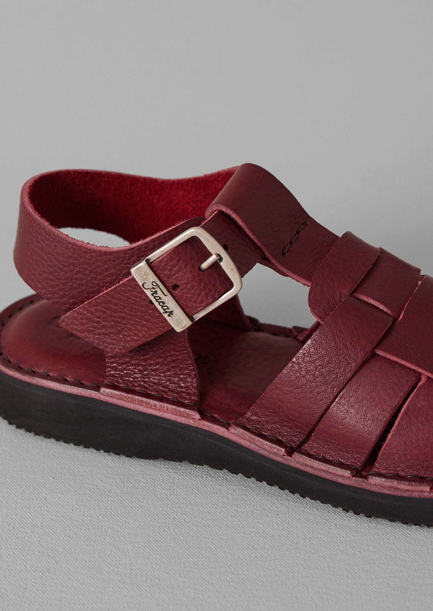 Fracap Ola Sandals | Bordeaux | TOAST