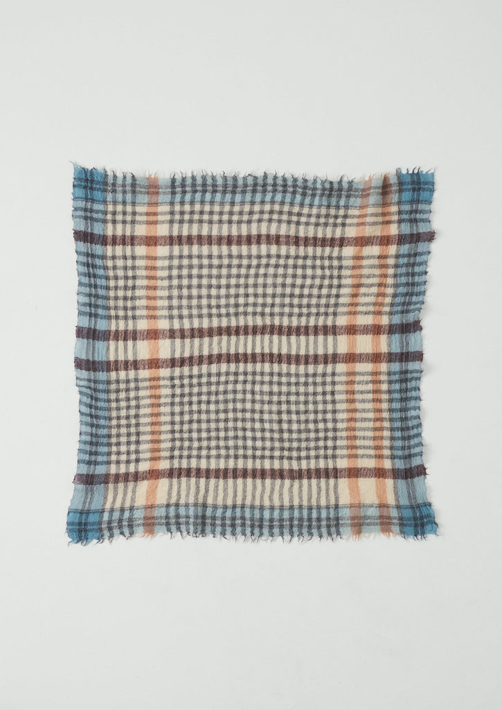 Pantry Check Boiled Wool Scarf | Pale Stone | TOAST