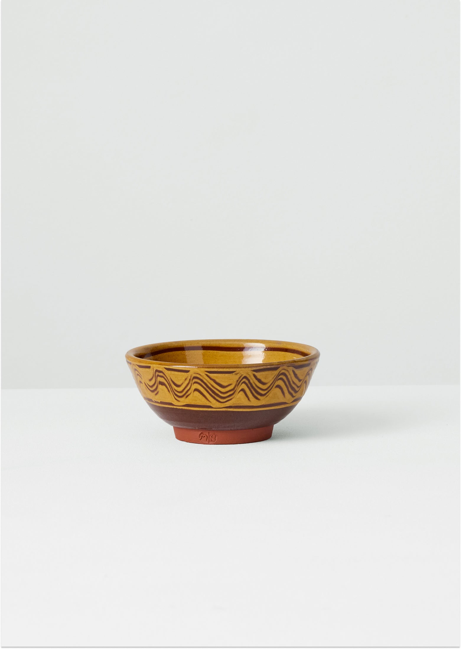 Matt Grimmitt Slipware Bowl | Honey/Terracotta | TOAST