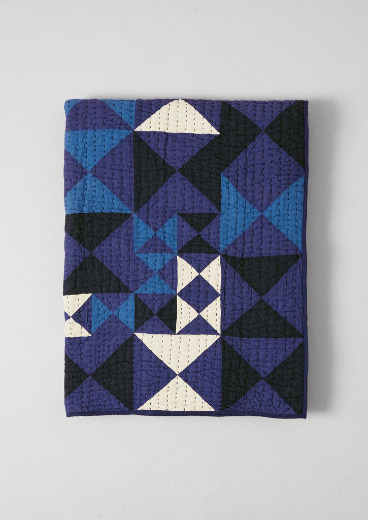 Kite Patchwork Quilt | Blue Multi | TOAST