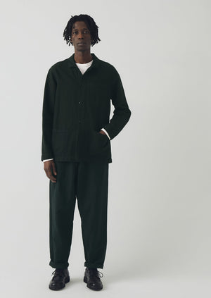 Arlo Garment Dyed Herringbone Jacket | Washed Black | TOAST